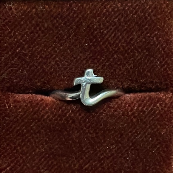 James Avery | Jewelry | James Avery Script Initial T Ring | Poshmark